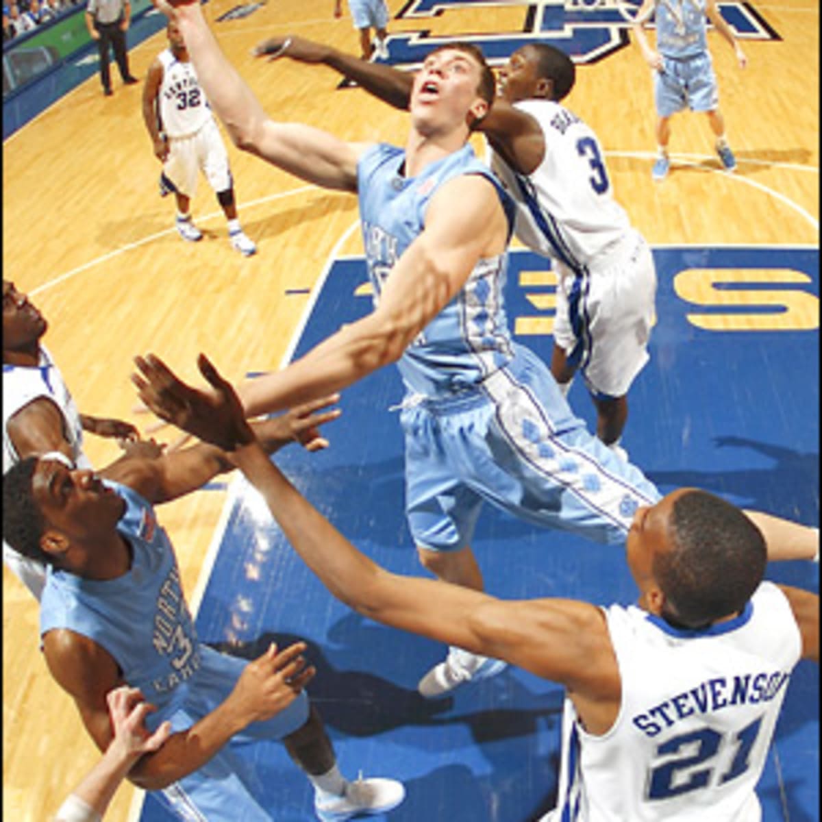 Tyler Hansbrough Bloody Nose