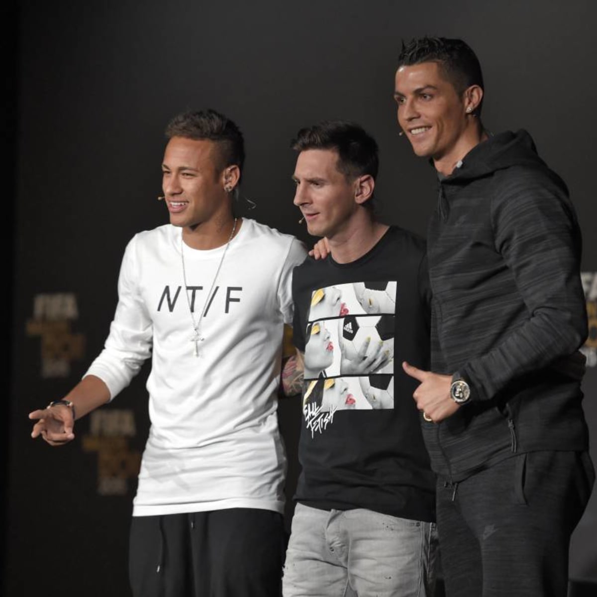 Neymar And Messi And Ronaldo