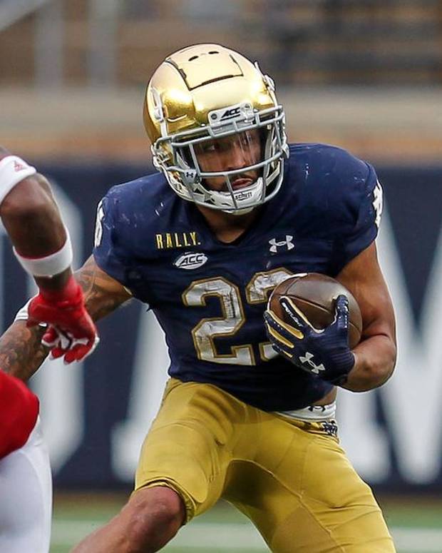 Notre Dame Running Back Kyren Williams Named ACC Rookie of the Week ...