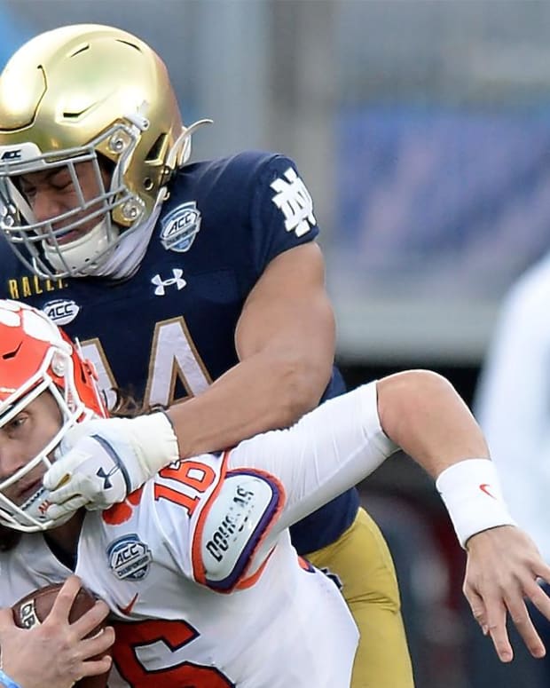 DB Kyle Hamilton Named A Freshman All-American - Sports Illustrated ...