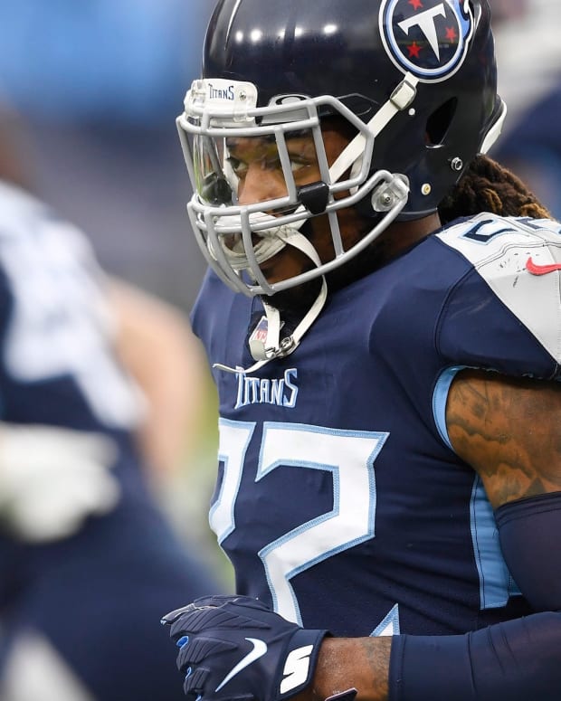 Josh Norman Laughs Off Memory of Derrick Henry Stiff Arm - Sports ...