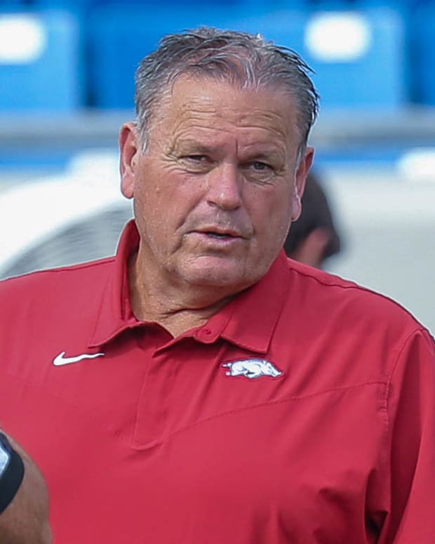 Sam Pittman Looks at Mississippi State in Press Conference - Sports ...