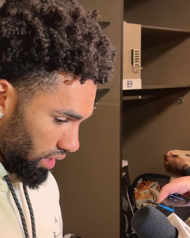 Chris Olave Locker Room Interview - Week 8 - Sports Illustrated New ...