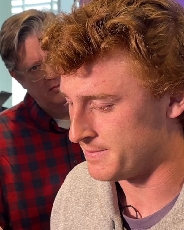 WATCH! Max Duggan Finds Griffin Kell After the Winning Kick at Baylor ...