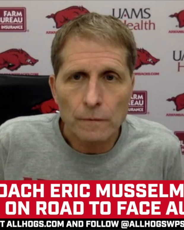 Hogs' Eric Musselman Recapping Auburn Loss - Sports Illustrated All ... Hogs' Eric Musselman Recapping Auburn Loss - Sports Illustrated All ...