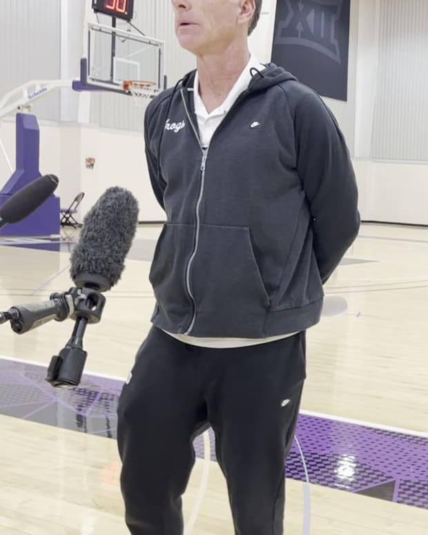 WATCH! TCU Men's Basketball Coach Jamie Dixon at Big 12 Tipoff - Sports ...