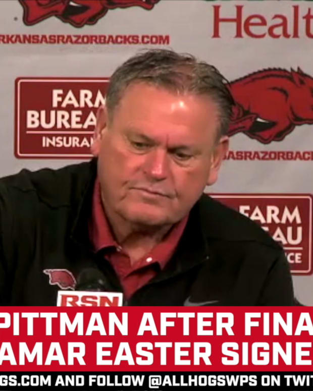 Hogs' Sam Pittman on Signing Day - Sports Illustrated All Hogs News ...