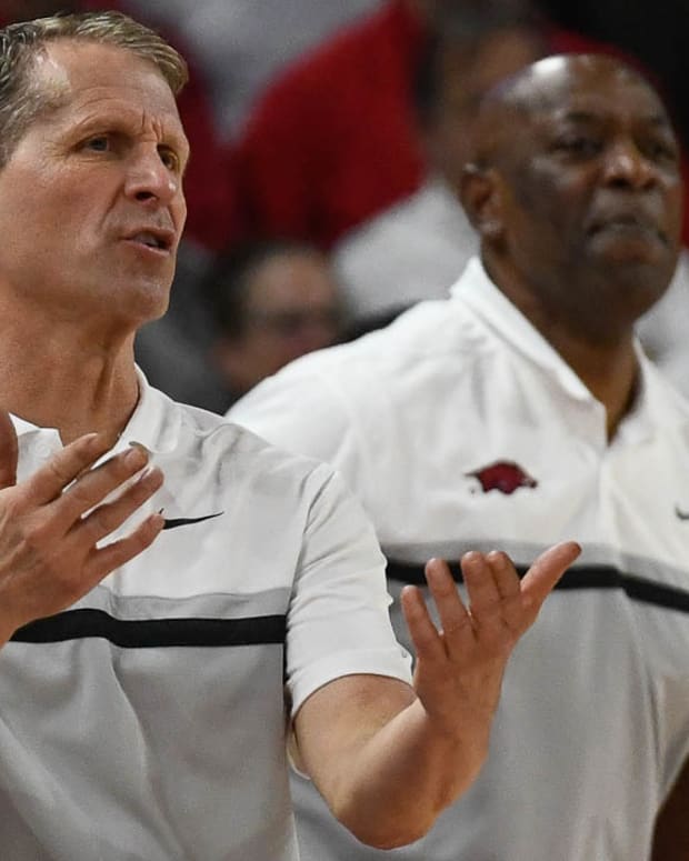 Hogs' Eric Musselman After Win Over Kentucky - Sports Illustrated All ...