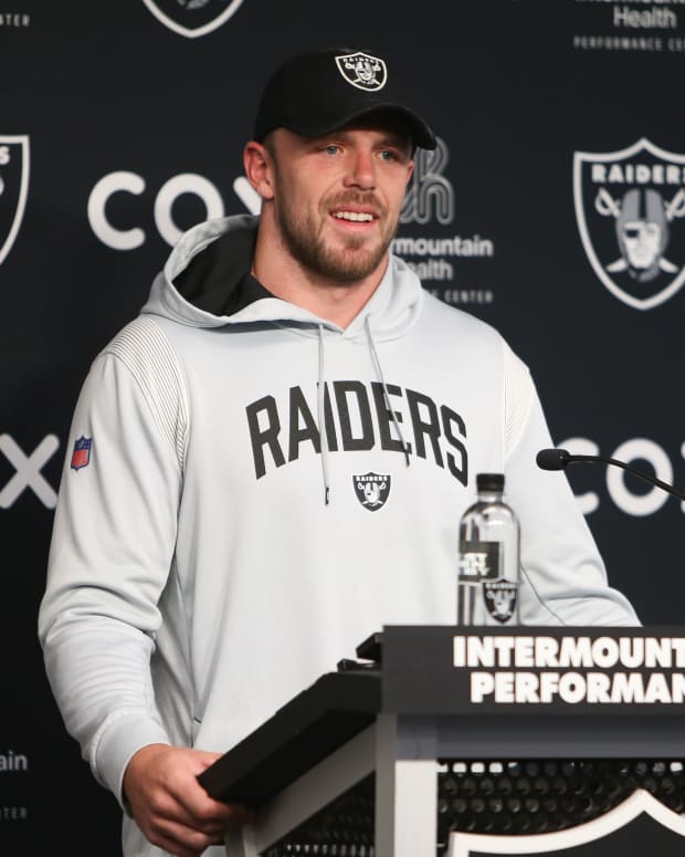 Raiders LB Luke Masterson From Training Camp - Sports Illustrated Las ...