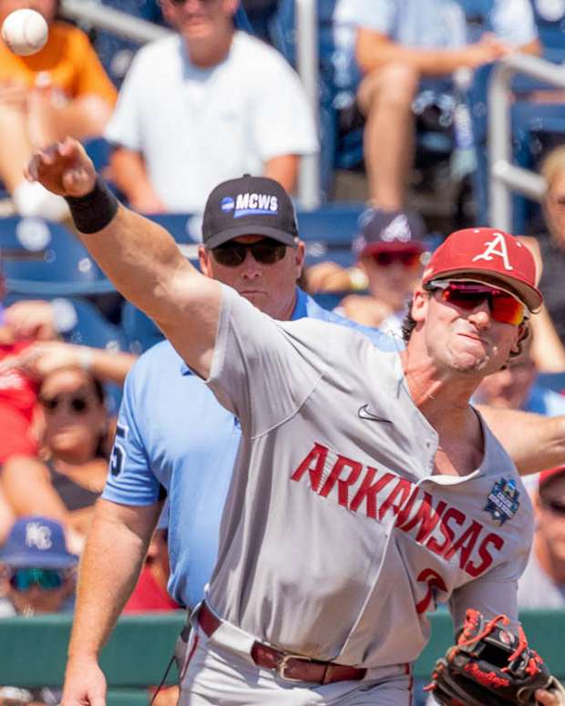 Razorbacks' Chris Lanzilli, Cayden Wallace After Sunday Win - Sports ...