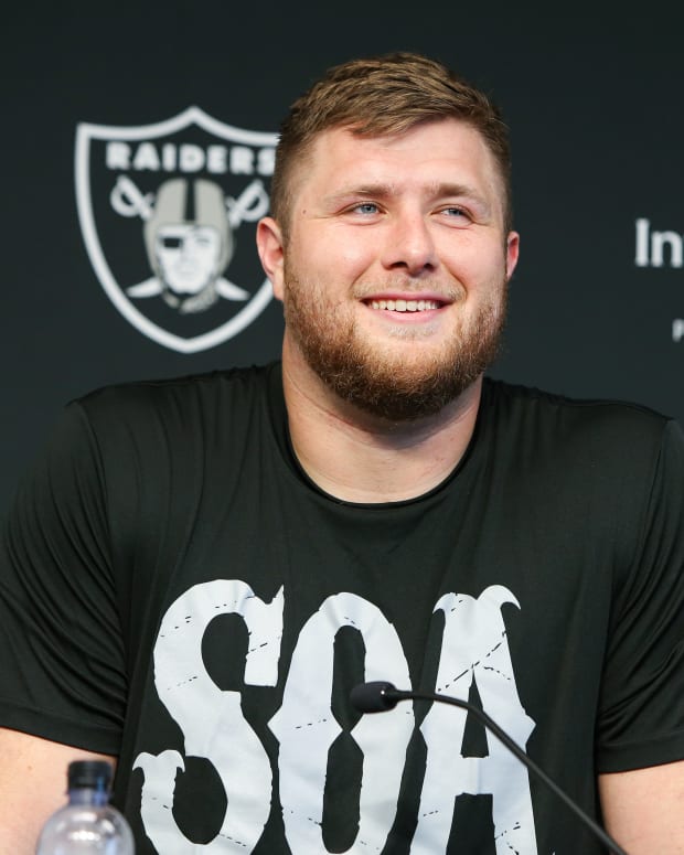 Raiders LT Kolton Miller from Training Camp - Sports Illustrated Las ...