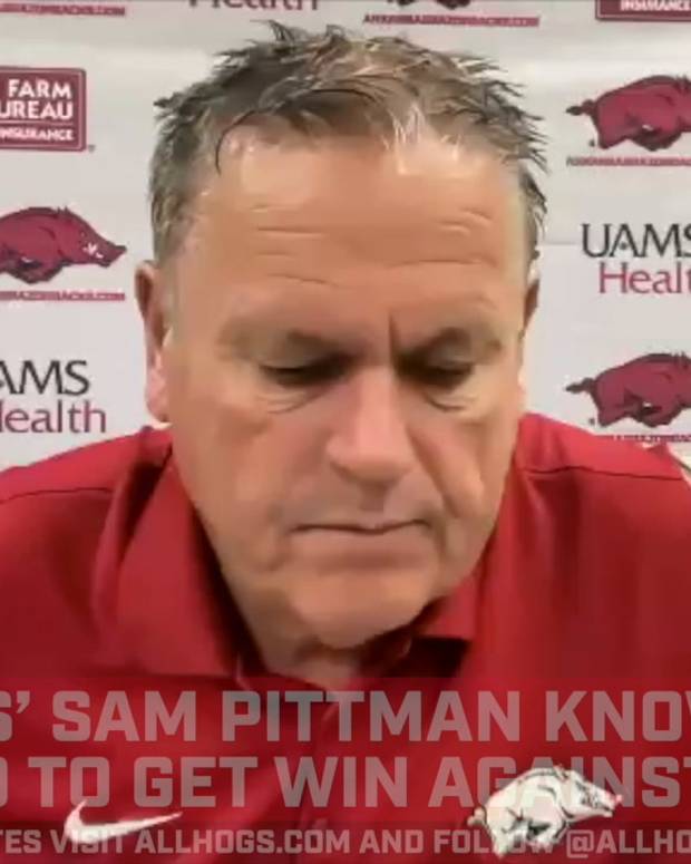 Hogs' Coach Sam Pittman Previews BYU Game - Sports Illustrated All Hogs ...