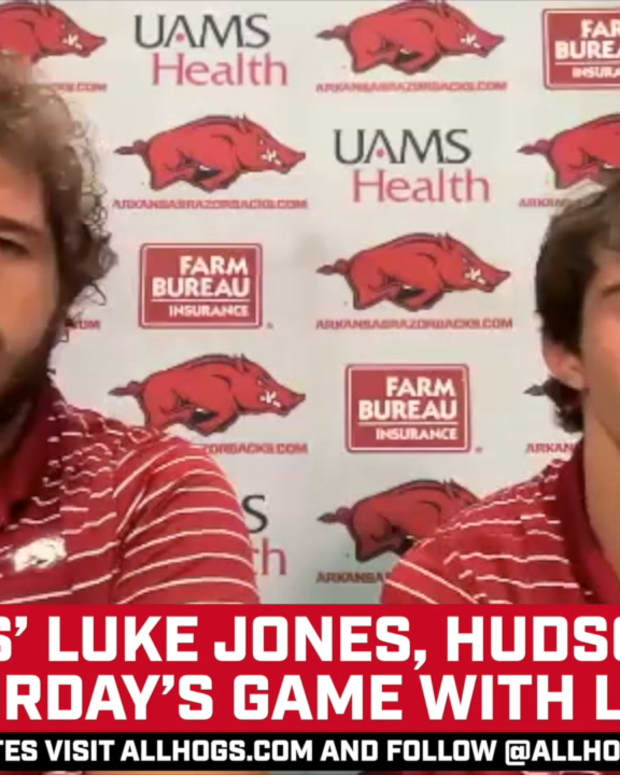 Hogs' Hudson Clark, Dwight McGlothern on Monday - Sports Illustrated ...