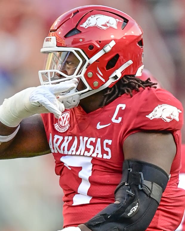 Hogs' Jaheim Thomas, Trajan Jeffcoat on Florida Game - Sports ...