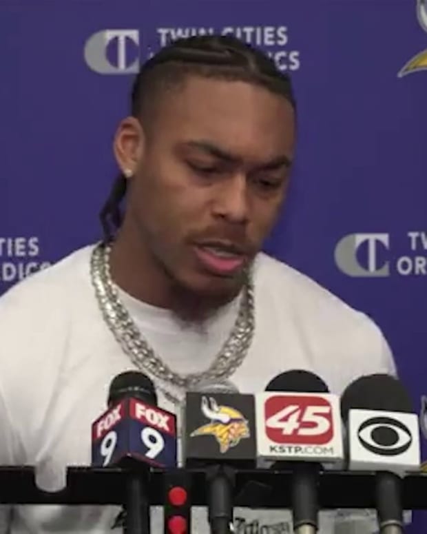 Josh Dobbs on the hit by Kareem Jackson - Sports Illustrated Minnesota ...