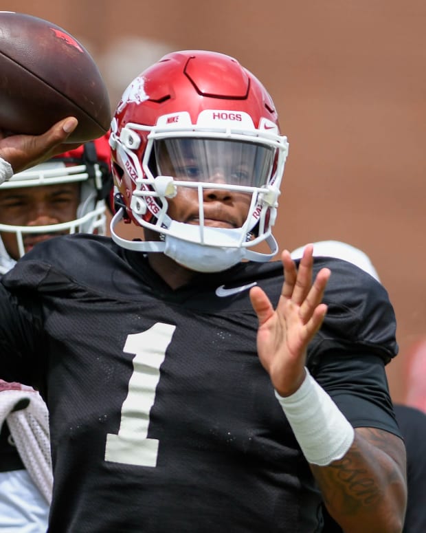 Hogs’ QB KJ Jefferson After 41-27 Win Over Auburn - Sports Illustrated ...