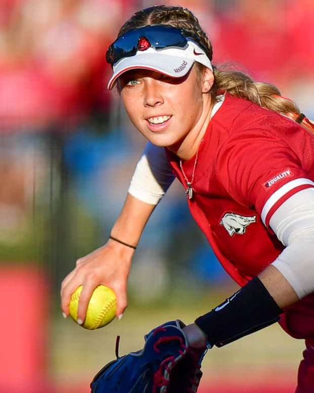 An Emotional Courtney Deifel After Losing to Texas in Super Regional ...