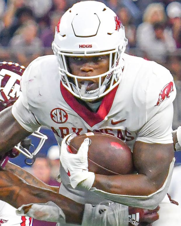 Hogs’ Dalton Wagner and Raheim Sanders After Alabama - Sports ...