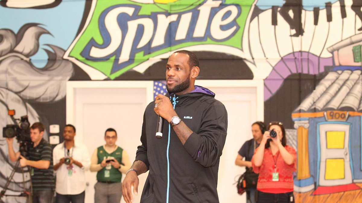 lebron james sprite