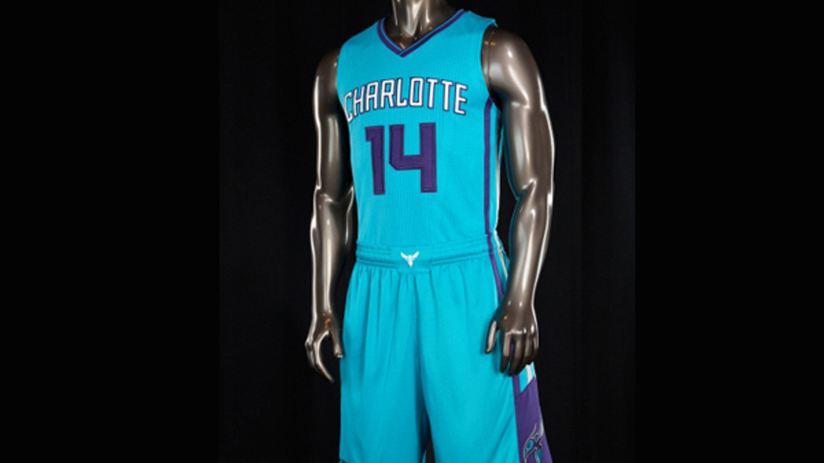 Charlotte Hornets Alternate Logo Men's New Era Black Charlotte Hornets