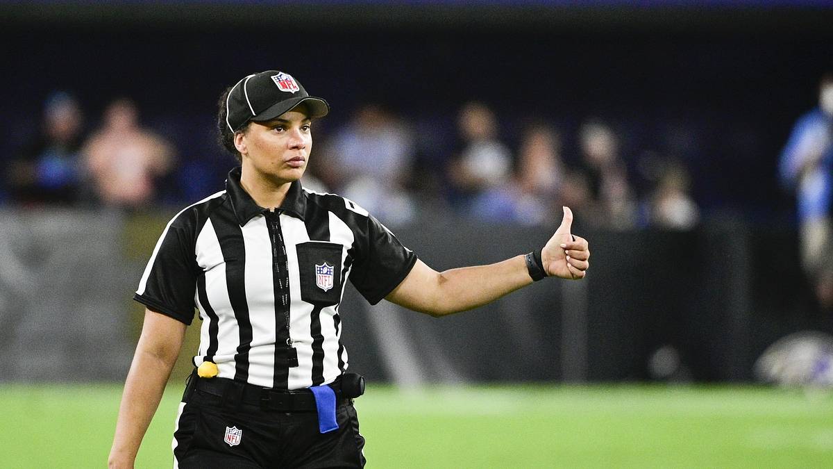 The first black female NFL referee, Maia Chaka, sent a serious four ...