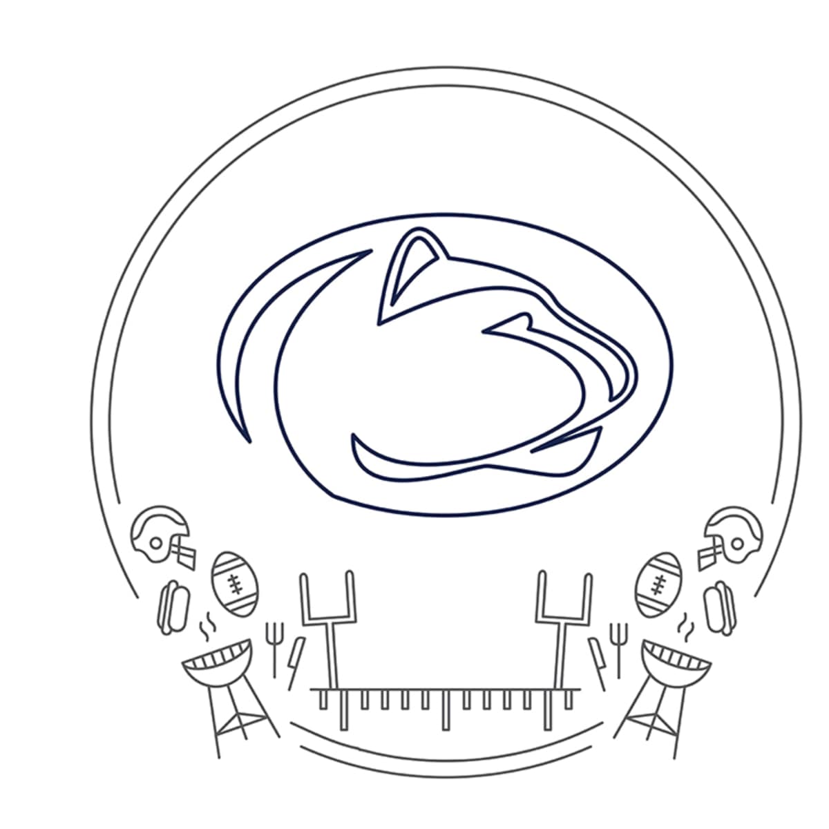 penn state coloring pages printable