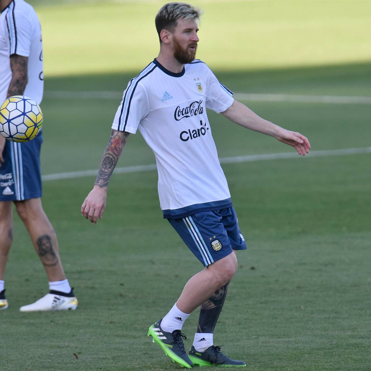 Messi calf tattoo | Orangetattooshop.com