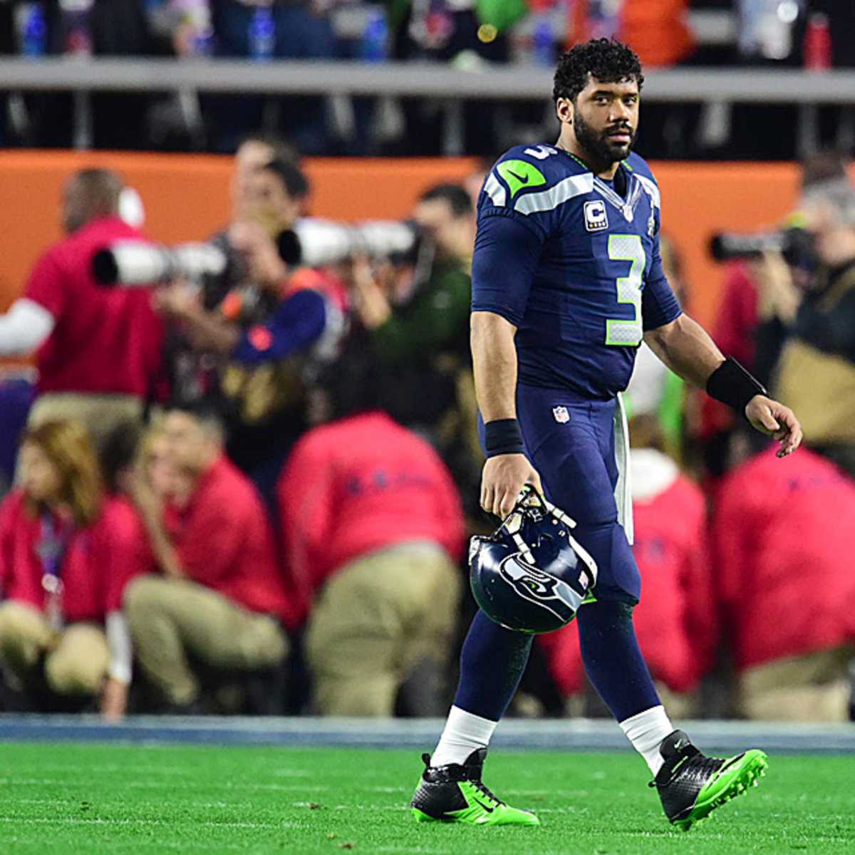 why did russell wilson throw the ball