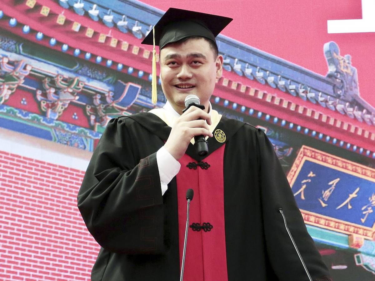 Yao Ming Famous Quotes NBA Legend Yao Ming Finally Graduates From
