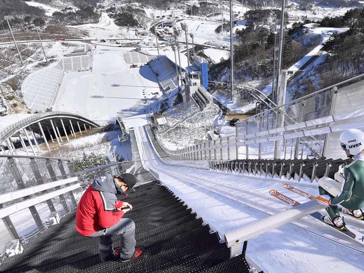 Ski Jumping Ramp Olympics