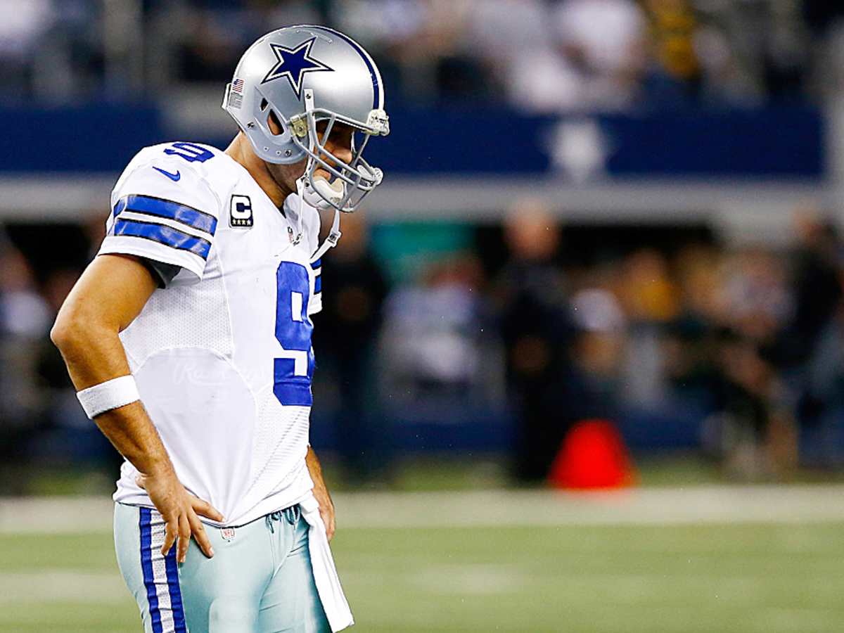 tony romo most interceptions