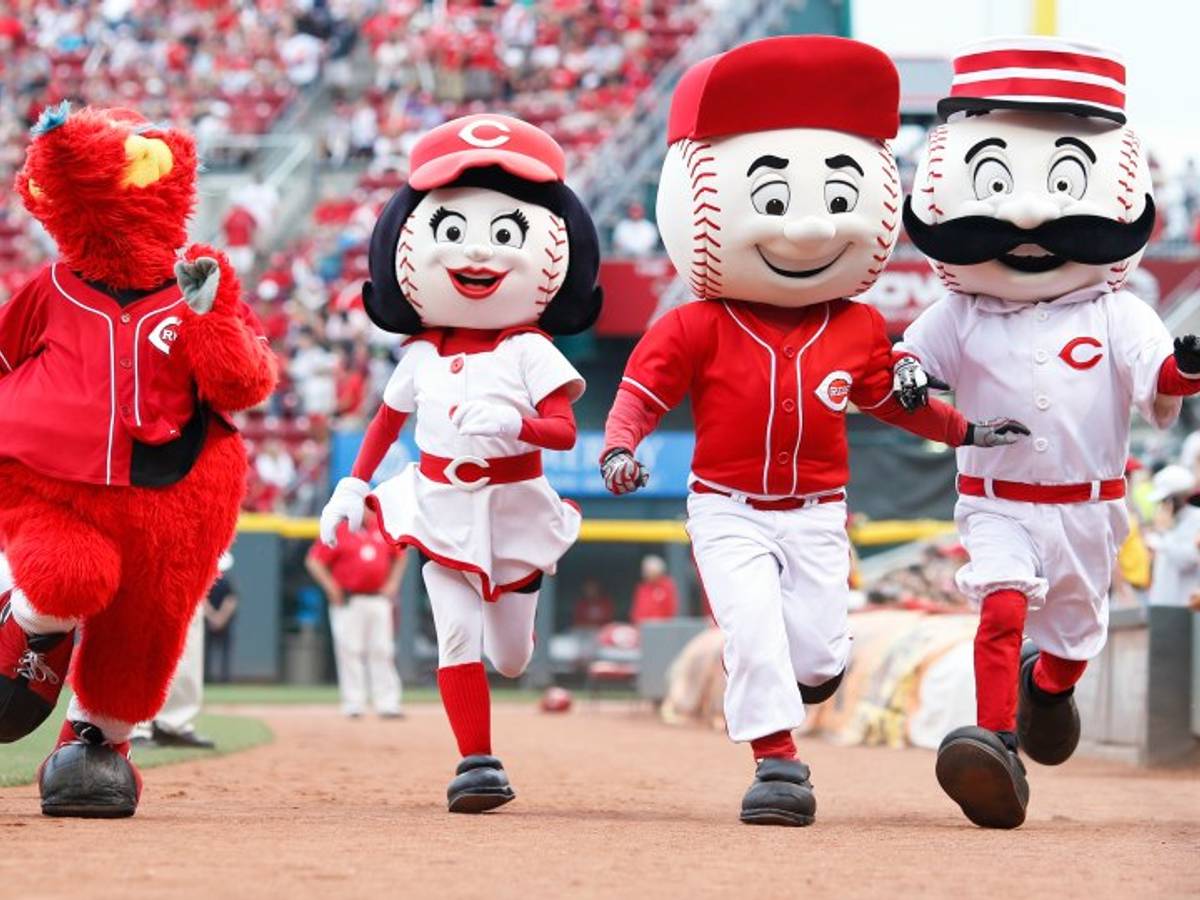 Cincinnati Reds Mascot Mr. Red / Redlegs / Rosie Red / Gapper