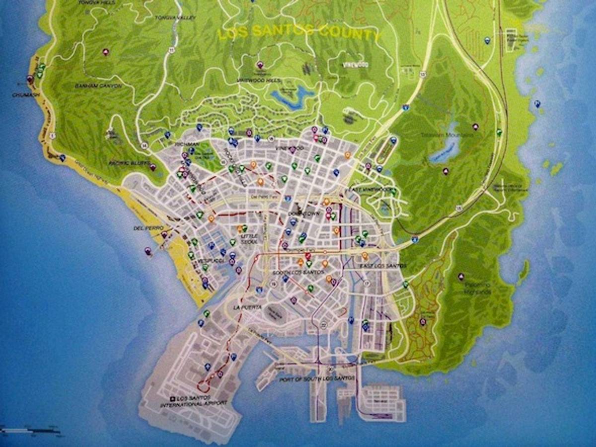 Gta 5 Los Santos Map Steam Workshop::Gta V Map