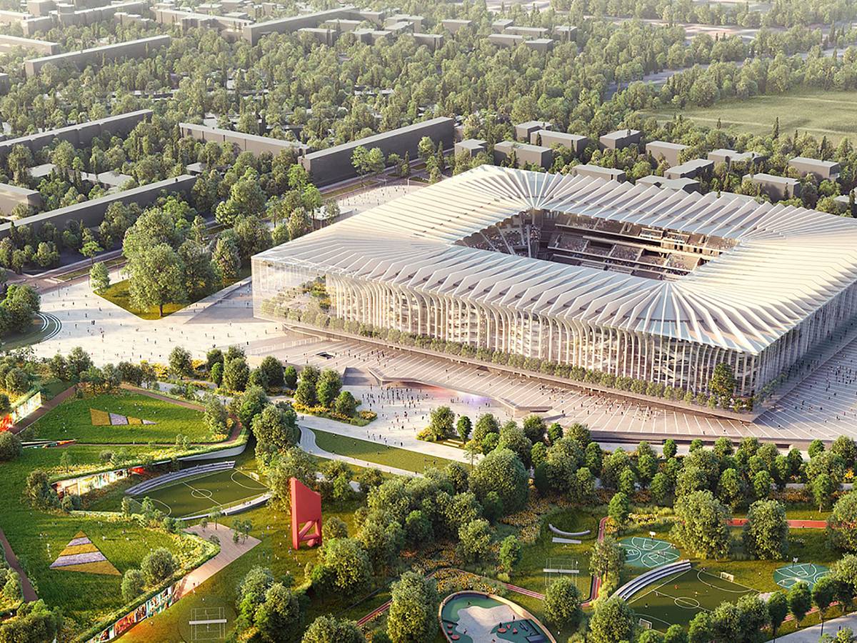Milan The New A.C. Milan Stadium Picture Gallery 2