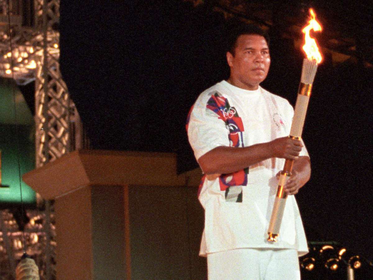 olympic torch lighting