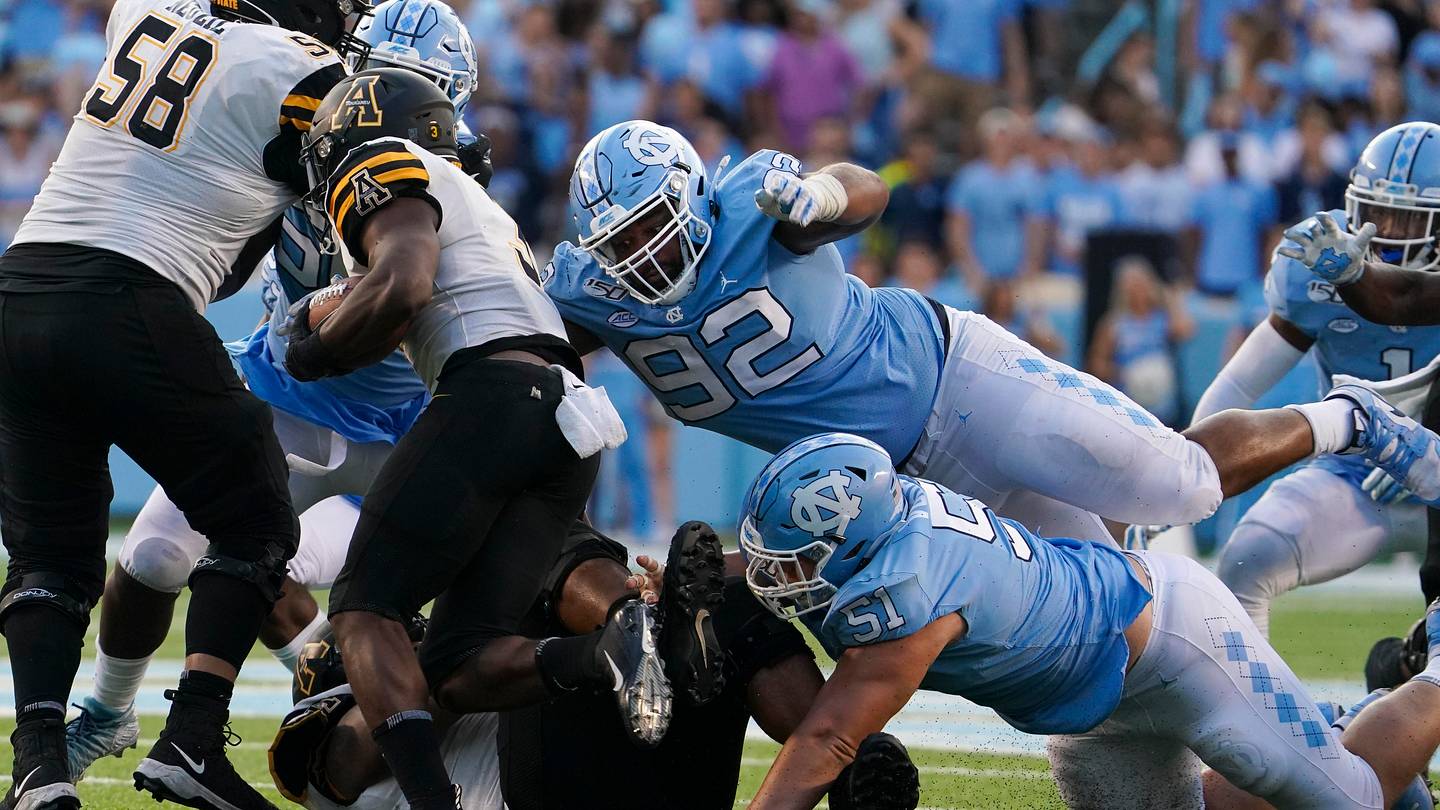 UNC defensive coordinator Jay Bateman: "We did not handle adversity well"