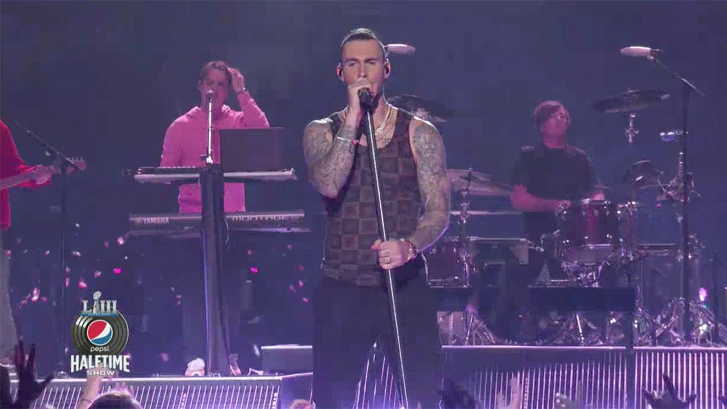 Maroon 5's Super Bowl LIII Halftime Show Setlist