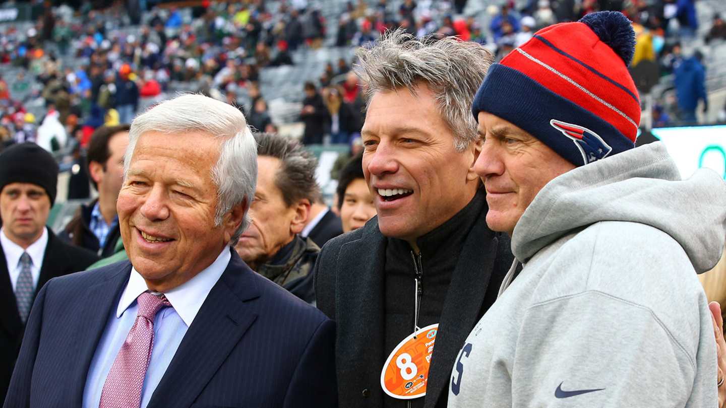 Bon Jovi, Belichick and Bob Kraft: How a Jersey-Born Rock Star Became a ...