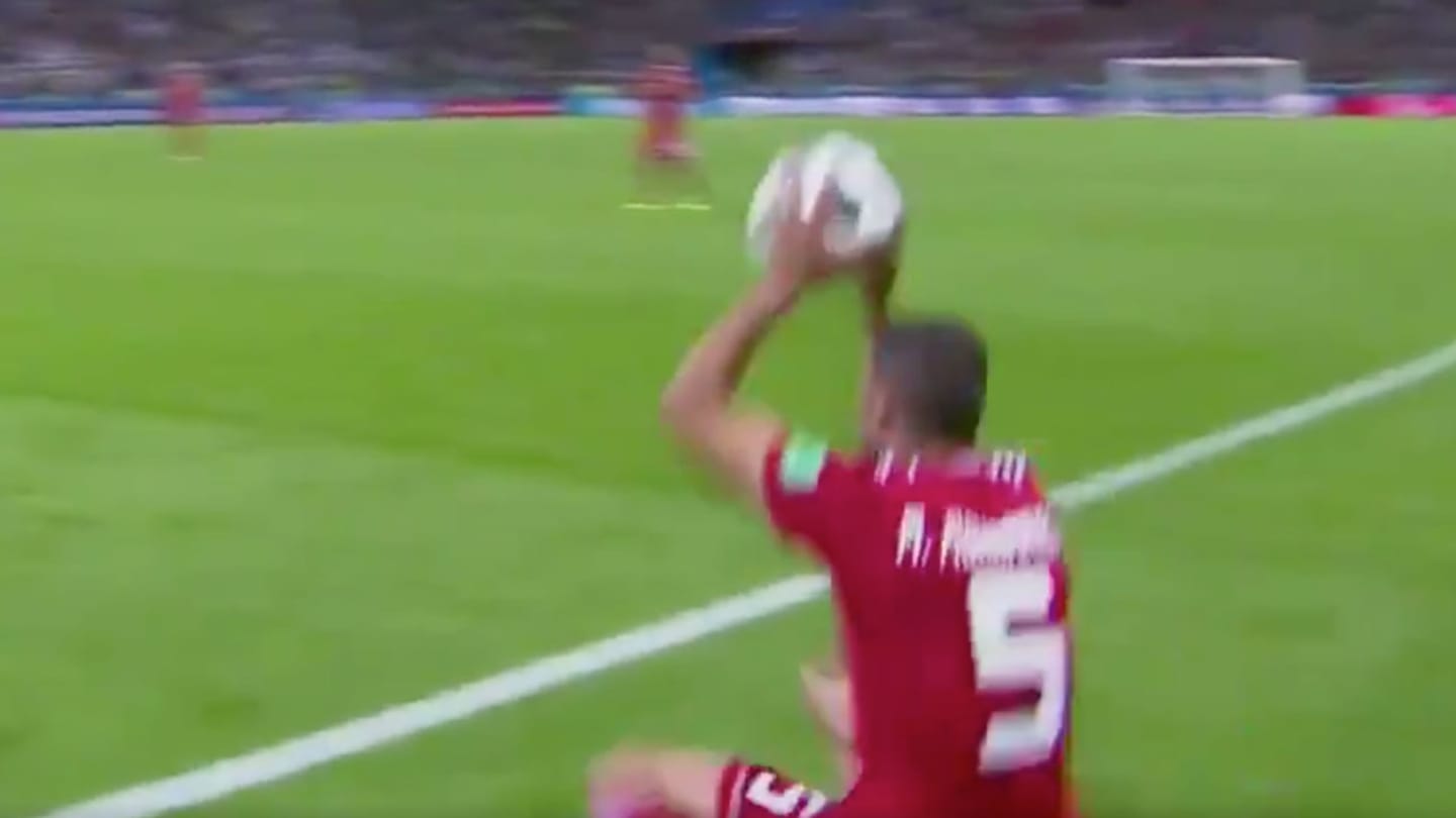 soccer throw in flip