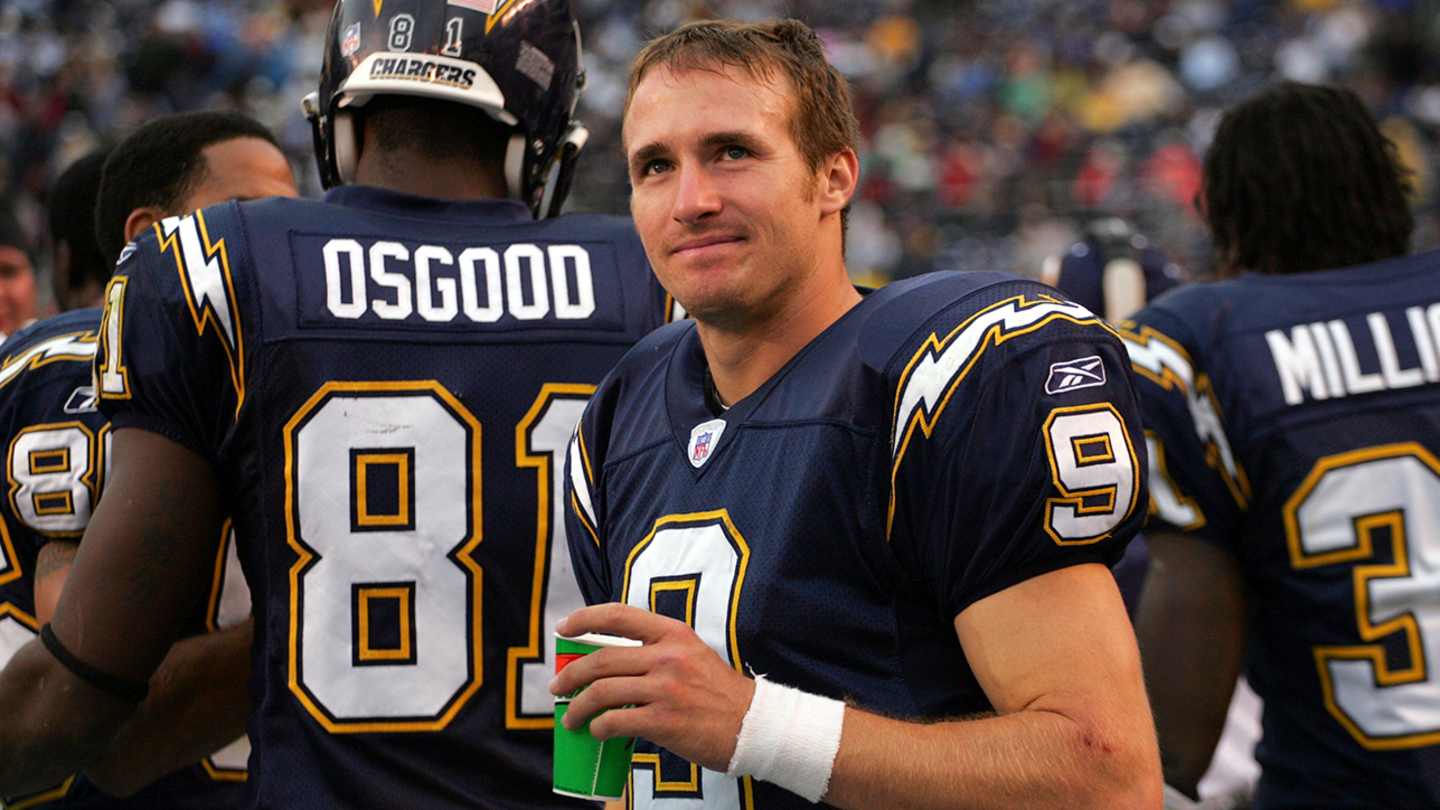 drew brees throwing arm