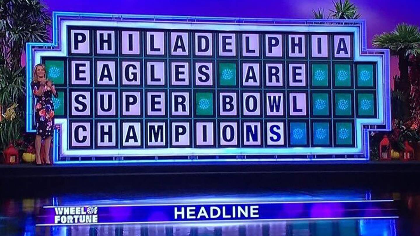'Philadelphia Eagles Are Super Bowl Champions' Featured As Answer on ...