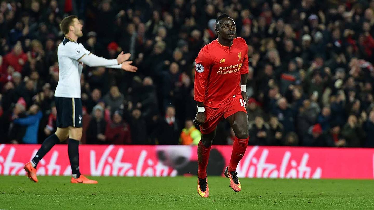 Mane double helps Liverpool beat Tottenham Hotspur at Anfield