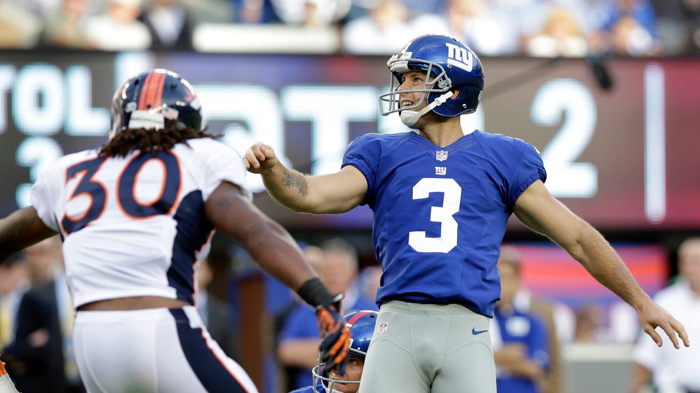 Giants kicker Brown talks about domestic violence arrest