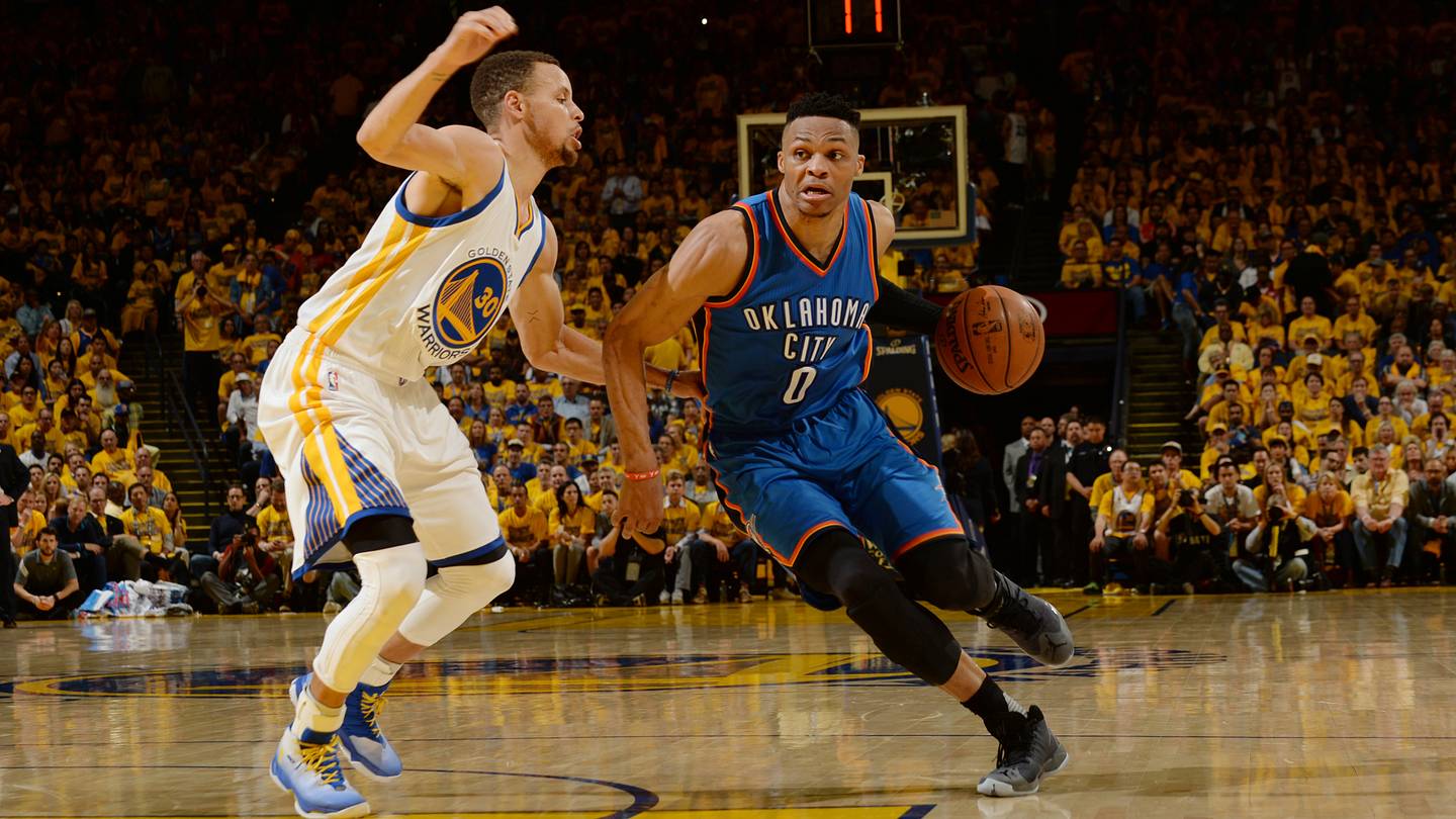 NBA VP: Russell Westbrook travel vs. Warriors missed by refs