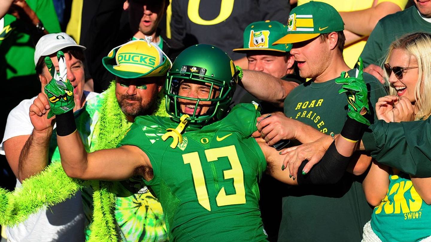 Fully recovered from a knee injury, Oregon WR Devon Allen sets sights ...