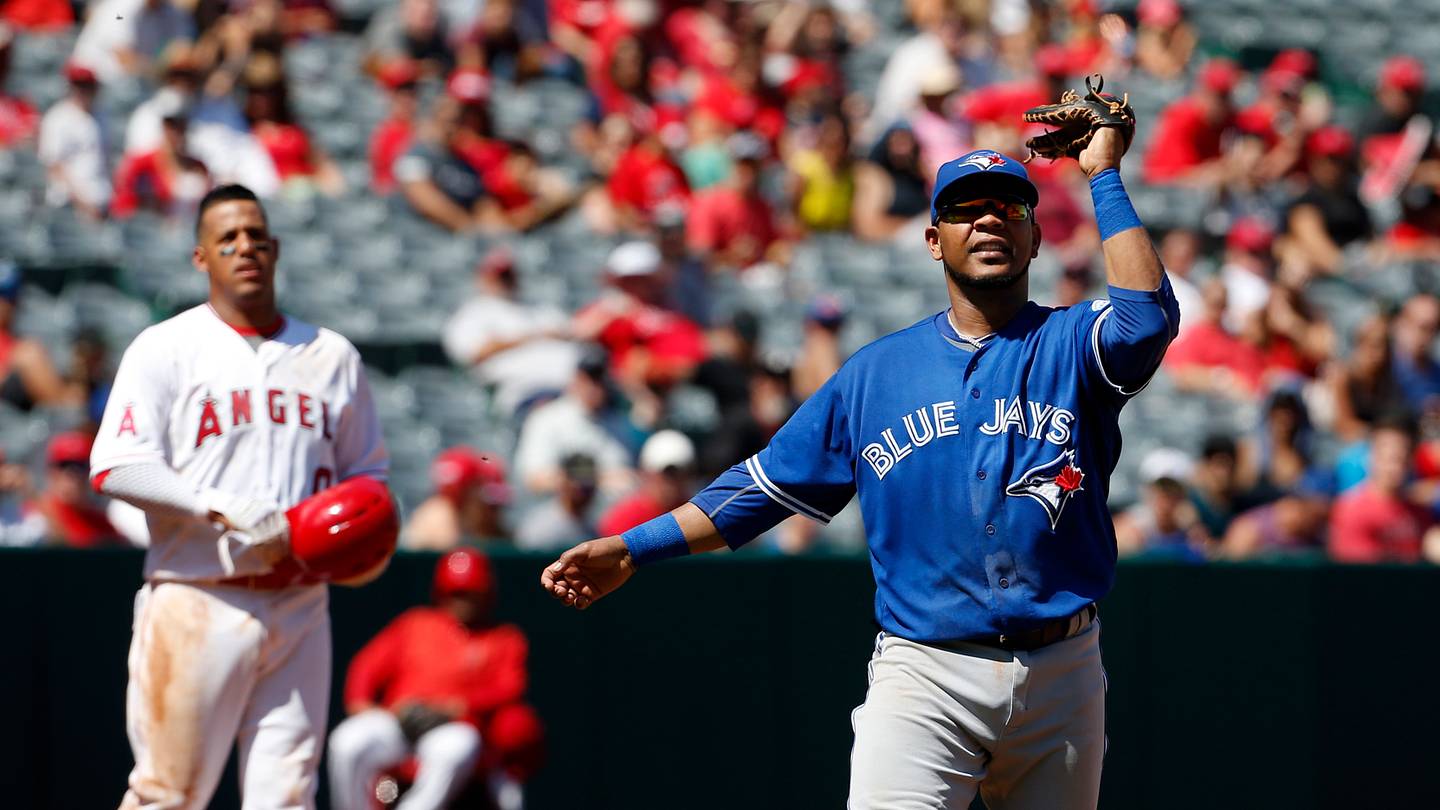 Swings, no stings: Blue Jays-Angels delayed by swarm of bees