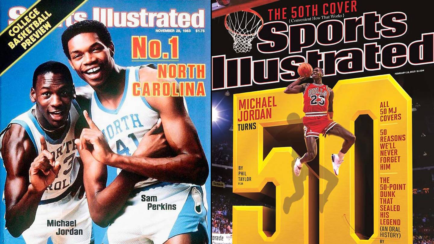 Michael Jordan's 50 SI Covers