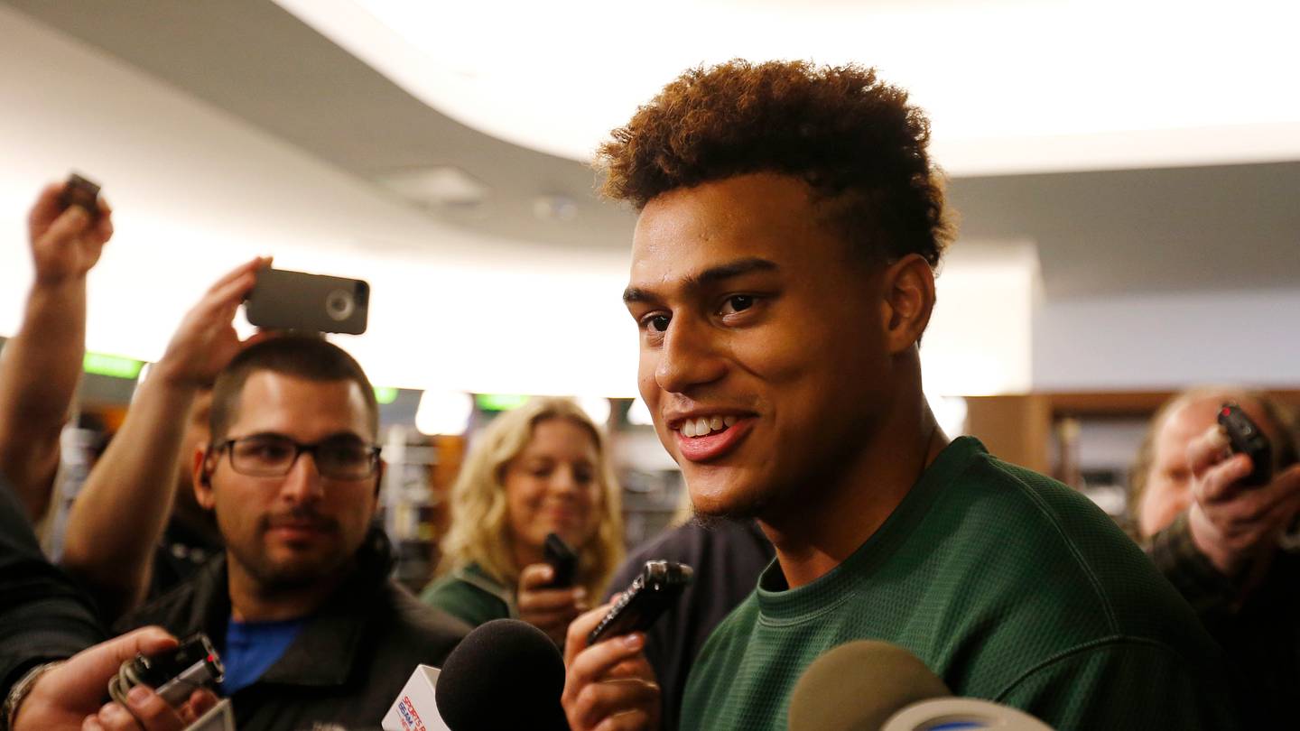 Jets' McDougle returns to field after missing last season