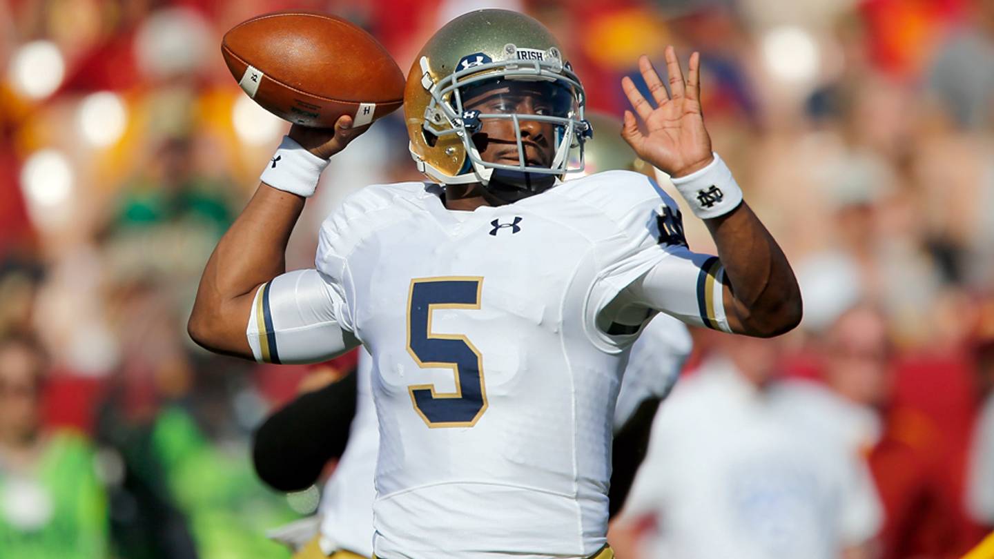 Notre Dame quarterback Everett Golson transferring to Florida State