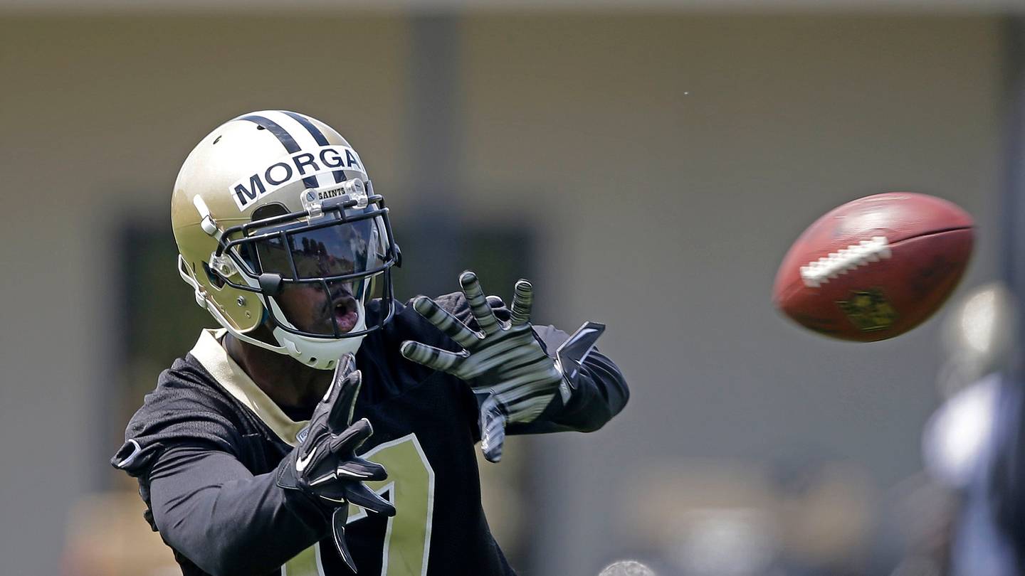Receiver Josh Morgan hopes joining Saints revives his career